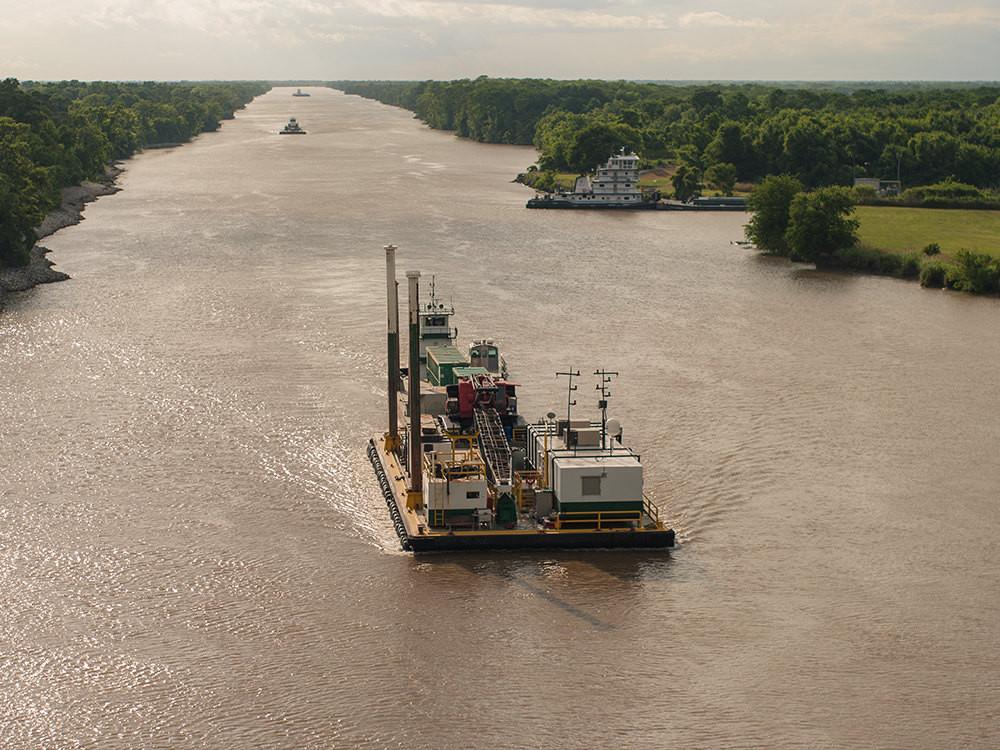 Mississippi River Barge, Fine Art Print – Lost Kat Photography